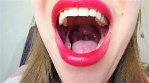 Yawning And Uvula Sweet Mouth Game Clips Sale