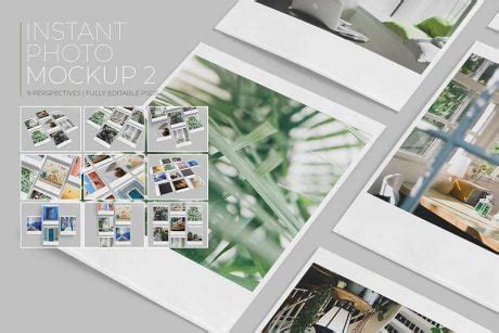 Nice Polaroid Mockup Psd Templates Mockuptree
