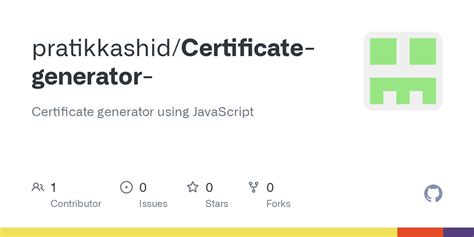 Github Pratikkashid Certificate Generator Certificate Generator Using Javascript