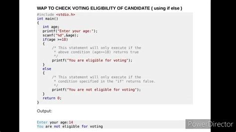 Program For If Else And Nested If Else C Program Ayushi Arzare Youtube
