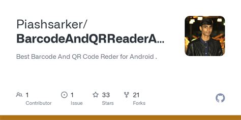 GitHub Piashsarker BarcodeAndQRReaderAndroid Best Barcode And QR Code Reder For Android