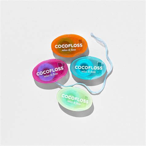 Cocofloss Coconut Oil Infused Dental Floss Sampler Travel Minis