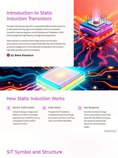 introduction to static induction transistors pdf field effect