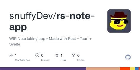 GitHub SnuffyDev Rs Note App