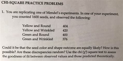 Solved Chi Square Practice Problems 1 You Are Replicating