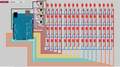 Led Cube 8x8x8 Running On An Arduino Circuit Diagram Cube Le Led Cube 8x8x8 Running On An Arduino Circuit Diagram Cube Le