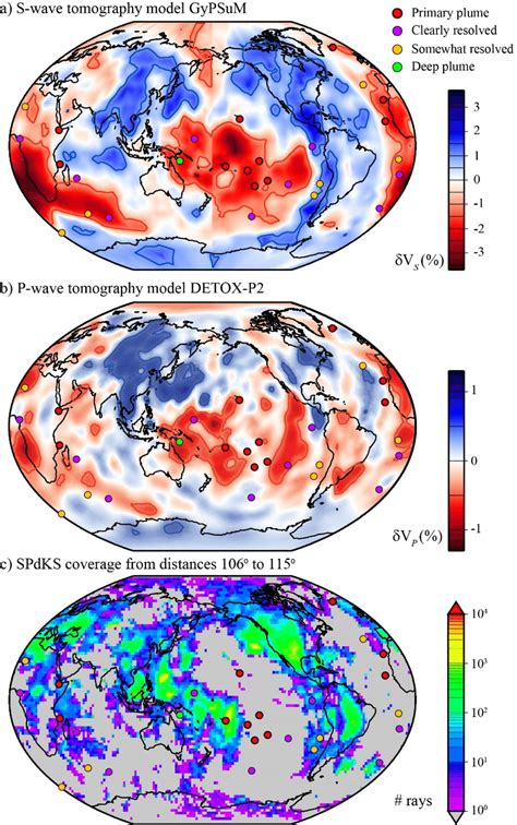 A S Wave Tomography Model Gypsum 42 At The Core Mantle Boundary