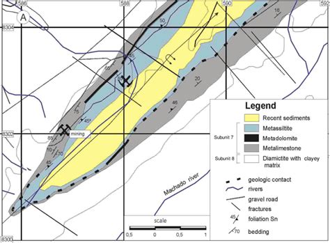 Geologic Map Of Guia Syncline Adapted From Barboza Et Al 2005