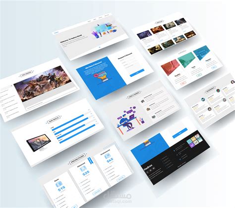 تصميم صفحة هبوط متوافقة على جميع الاجهزة بساتخدام Html Css Js مستقل
