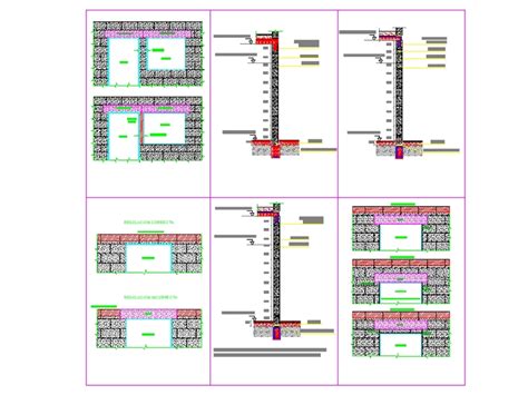 Lintel Details Retak In Autocad Cad Download 112 21 Kb Bibliocad