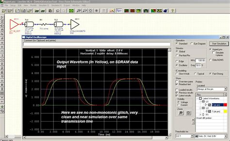 Tms320dm642 Emif Related Ibis Simulation On Hyper Lynx Strange Non