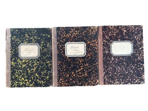 3 Handwritten And Finely Illustrated Engineering Notebooks 1878 9 Phisiscs Engineering