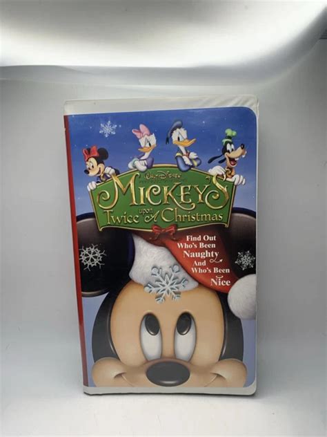 Mickeys Twice Upon A Christmas Vhs Disney Clamshell 2004 Release £9 27