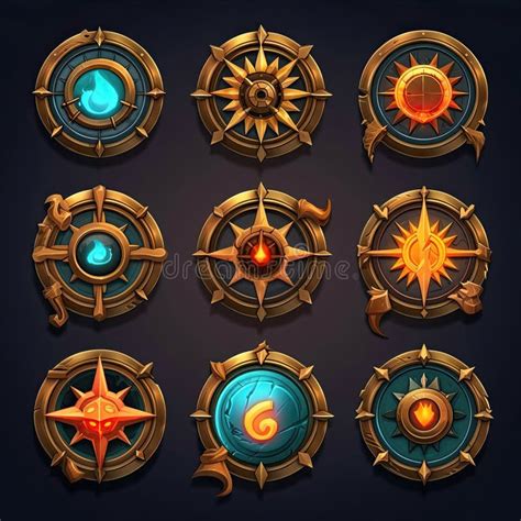 Discovery Compass Game Ai Generated Stock Image Image Of North Rose