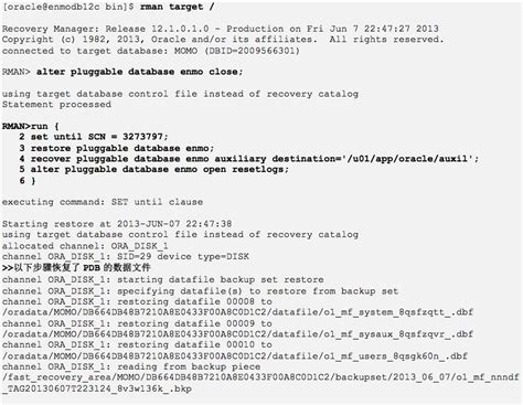 Oracle 12c多租户特性详解：pdb 的备份与恢复 腾讯云开发者社区 腾讯云