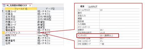 【テーブル】制約を理解する（主キー外部キー一意制約 他） Road To Access