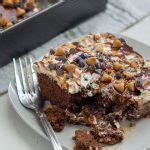 Better Than Sex Cake Or Chocolate Caramel Poke Cake Son Shine Kitchen