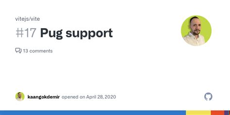 Pug Support · Issue 17 · Vitejsvite · Github