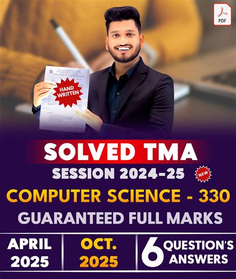 Nios Class 12th Computer Science 330 Handwritten Solved Tma English Medium Session 2024 25