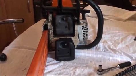 Stihl MS230 Chainsaw Exhaust Repair - YouTube
