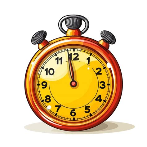 Timer Vector On White Background Premium Ai Generated Vector
