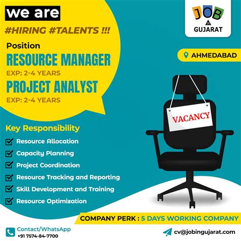 sweta talati on linkedin jobopening resourcemanager projectanalyst