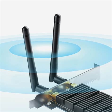 TP-Link Archer T6E Wireless AC1300 Dual Band PCI-Express Card Adapter ...