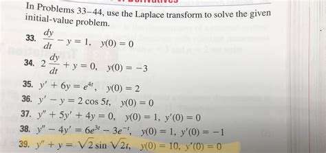 solved in problem initial value problem s 33 44 use the