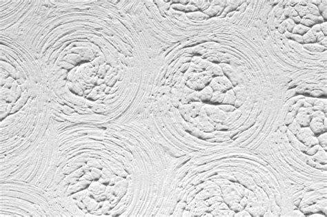 Interior Patterned Plaster Ceiling With Swirls And Circles Retro Interior Design Background