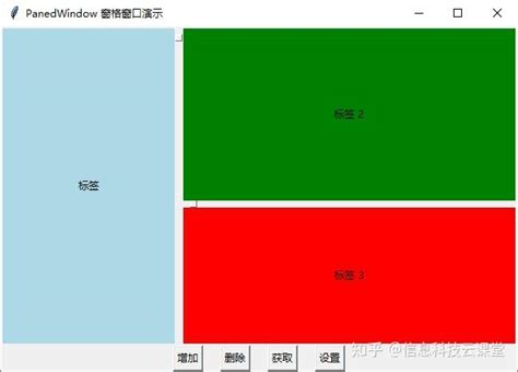 Python Gui 编程：tkinter 初学者入门指南——窗格窗口 知乎