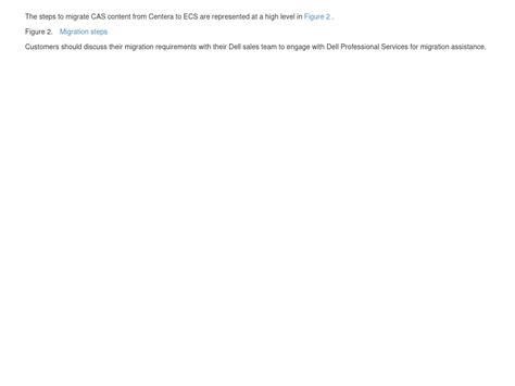 Migration Steps Dell Centera To Dell Ecs Technology Refresh With Veritas Enterprise Vault