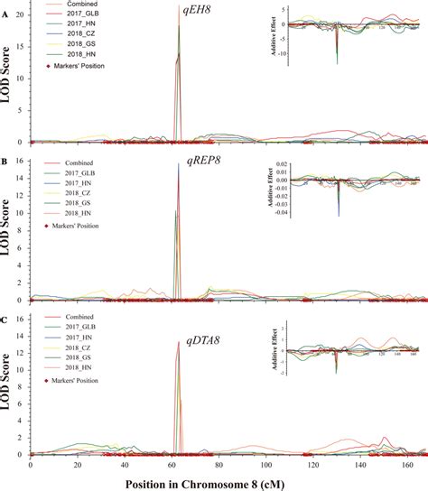 Qtl Mapping Of Three Target Traits On Chromosome 8 A Qtl Mapping Of