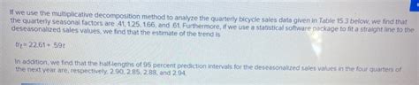 Solved If We Use The Multiplicative Decomposition Method To