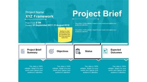 Project Brief Objectives Status Ppt Powerpoint Presentation…