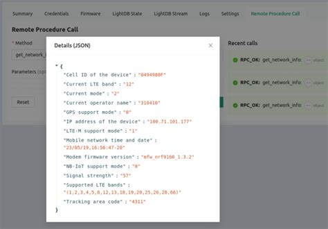 How To Get Network Information From A Nordic Nrf9160 Cellular Modem The Golioth Developer Blog