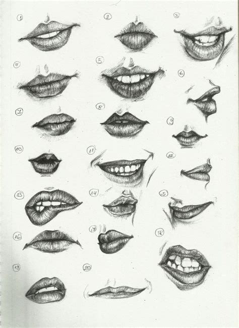 How To Draw Easy Smiling Lips