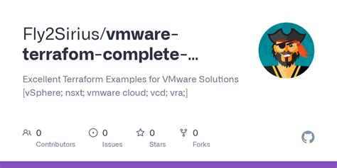 Github Fly2siriusvmware Terrafom Complete Examples Excellent