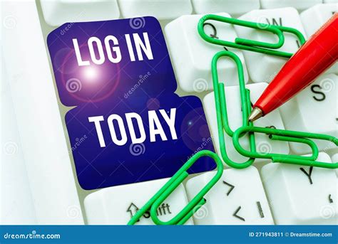 Inspiration Showing Sign Log In Word Written On Go Through The Procedures To Begin Use Of A