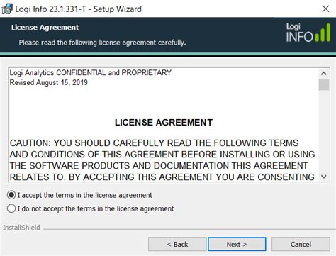 Install Logi Info On Windows Server 2012 R2 Installing The Software