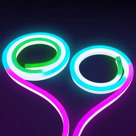 Oem Odm Soft Neon Strip Top Silicone Material Dc24v Waterproof Mini