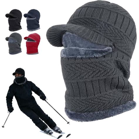 Winter Fullguard Beanie Full Coverage Fleece Winter Hat With Face