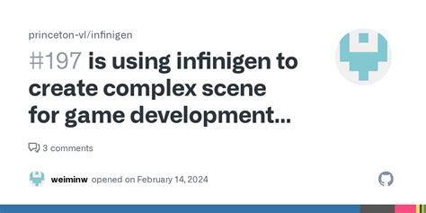 is using infinigen to create complex scene for game development right