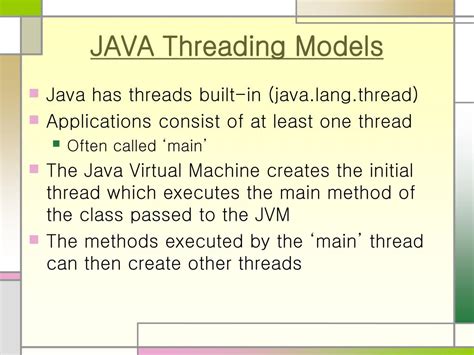 Ppt Lecture 5 Java Thread Programming Powerpoint Presentation Free
