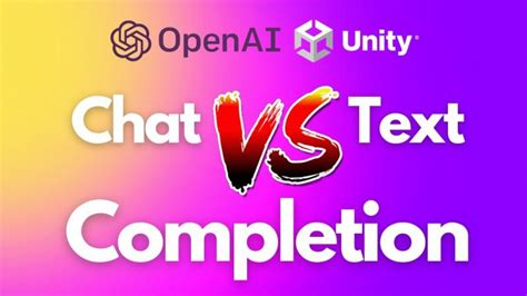Akili Yang On Linkedin Chatgpt Vs Text Completion Openai Api In Unity