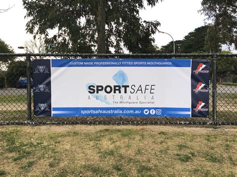 Sportsafe Australia Sponsorship Banners For Waverley Blues Football