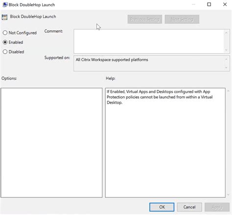 Doublehop Start Blockieren Citrix Workspace App