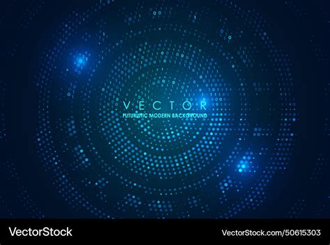 Abstract Big Data Visualization Royalty Free Vector Image