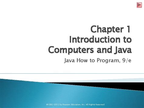 Chapter 1 Introduction To Computers And Java How