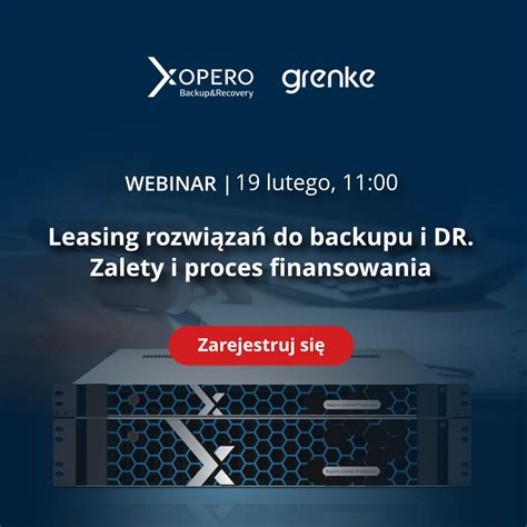 Backup Webinar Backup Disasterrecovery Leasing Xopero Grenke Xopero Software Gitprotect