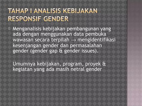 Teknik Analisis Gender Ppt